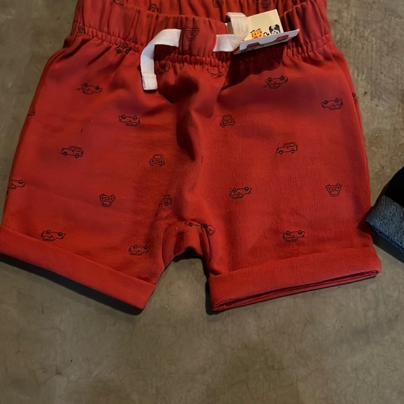 Garanimals | Bottoms | Baby Boy Red Shorts With Car Print | Poshmark